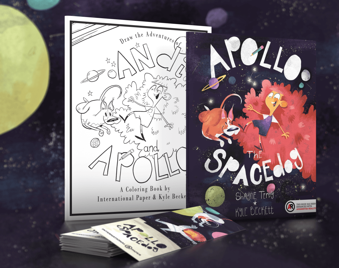 Space-Themed Augmented Reality Children's Book