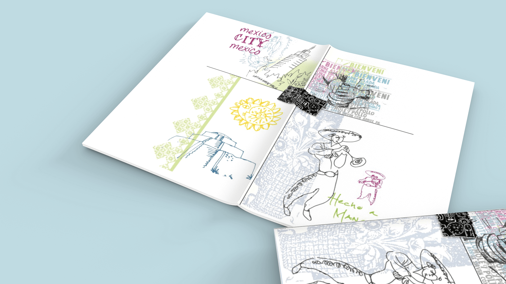An Illustrated Brochure That Captures the Power of Travel and Adventure